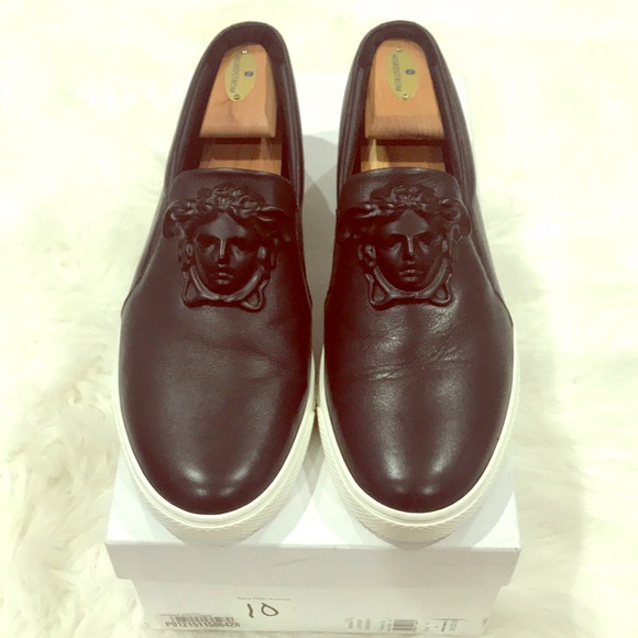 Versace | Shoes | Men Versace Shoes With Black Medusa Head | Poshmark